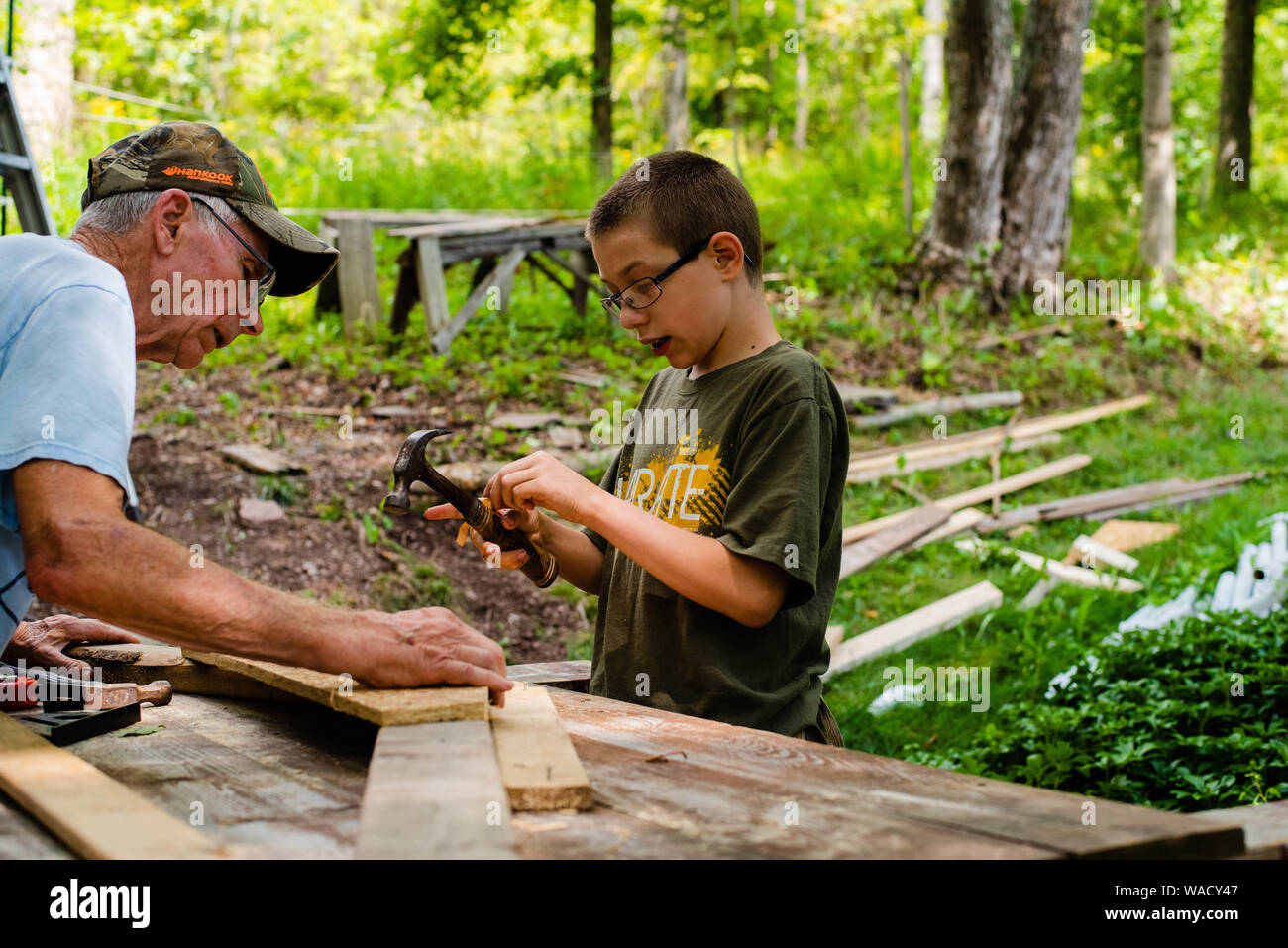 Constructing a shed hi-res stock photography and images - Alamy
