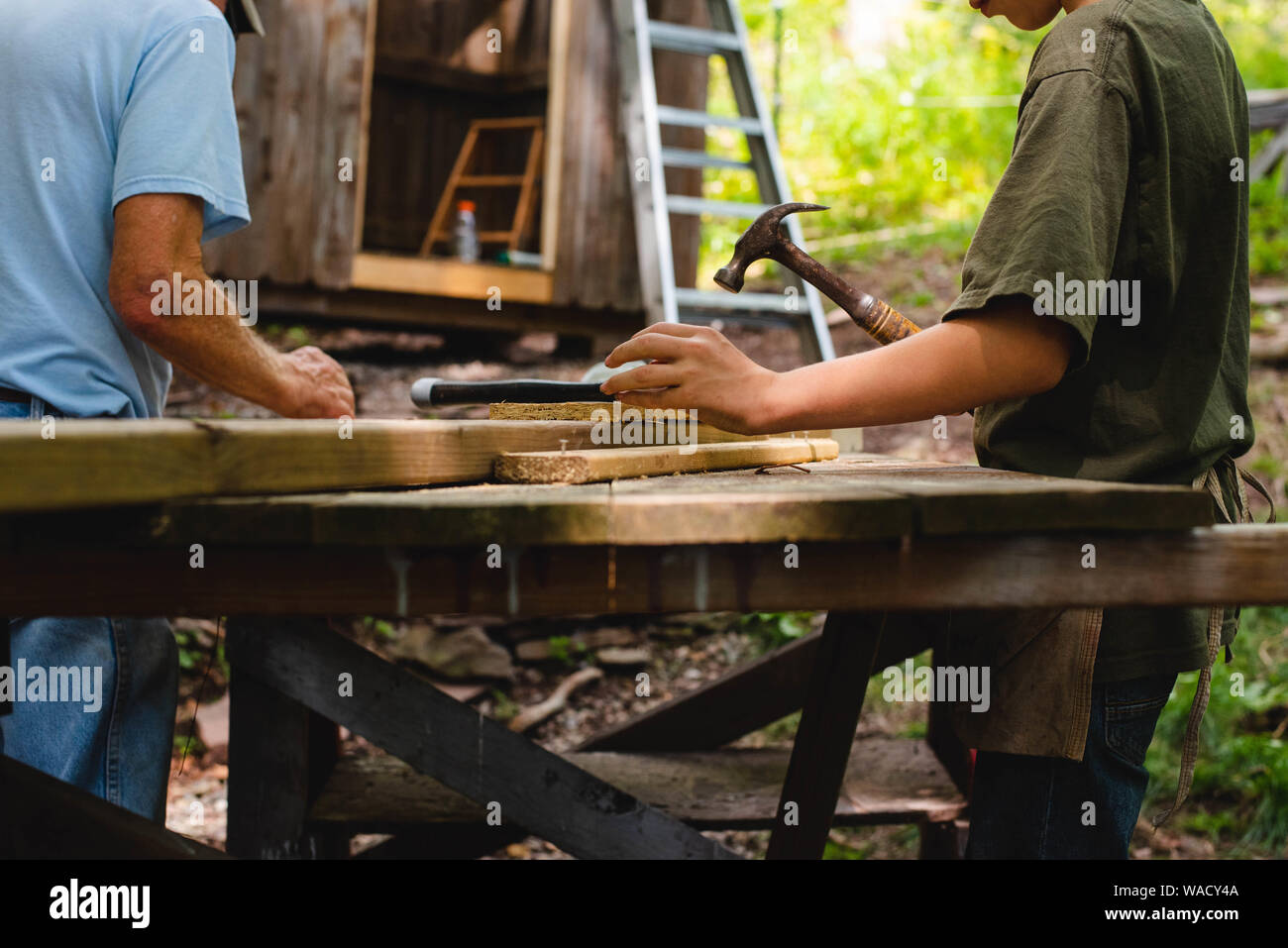 Constructing a shed hi-res stock photography and images - Alamy