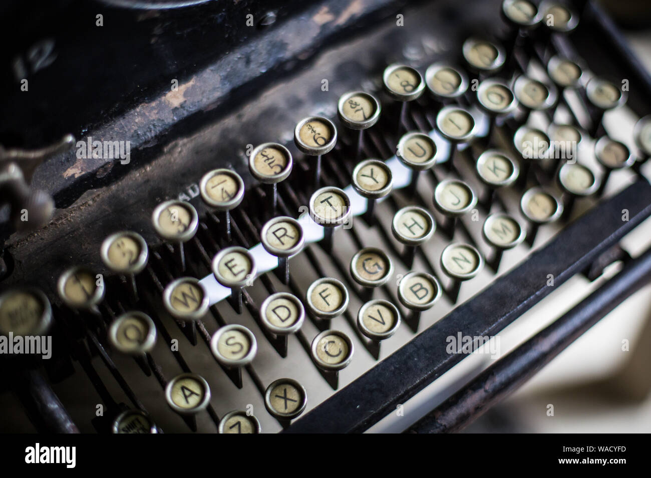 Old Vintage Typewriter Stock Photo - Alamy
