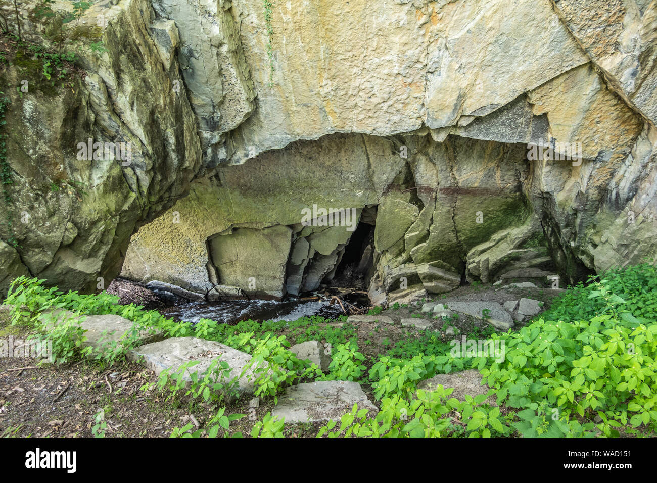 Han-sur-Lesse, Belgium - June 25, 2019: Grottes de Han. Spot where ...