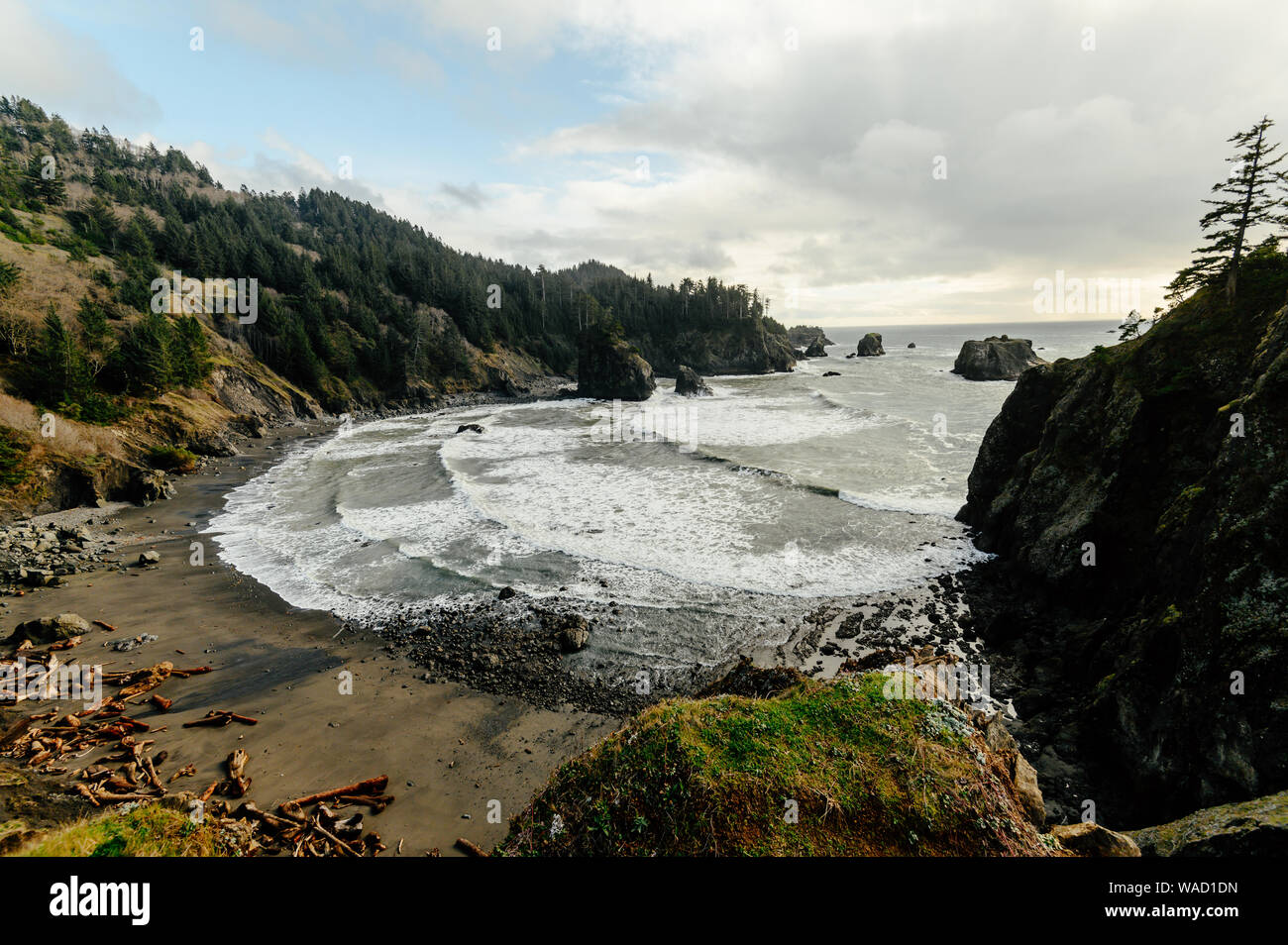 Secret Beach, Samuel H Boardman Scenic Corridor Stock Photo - Alamy