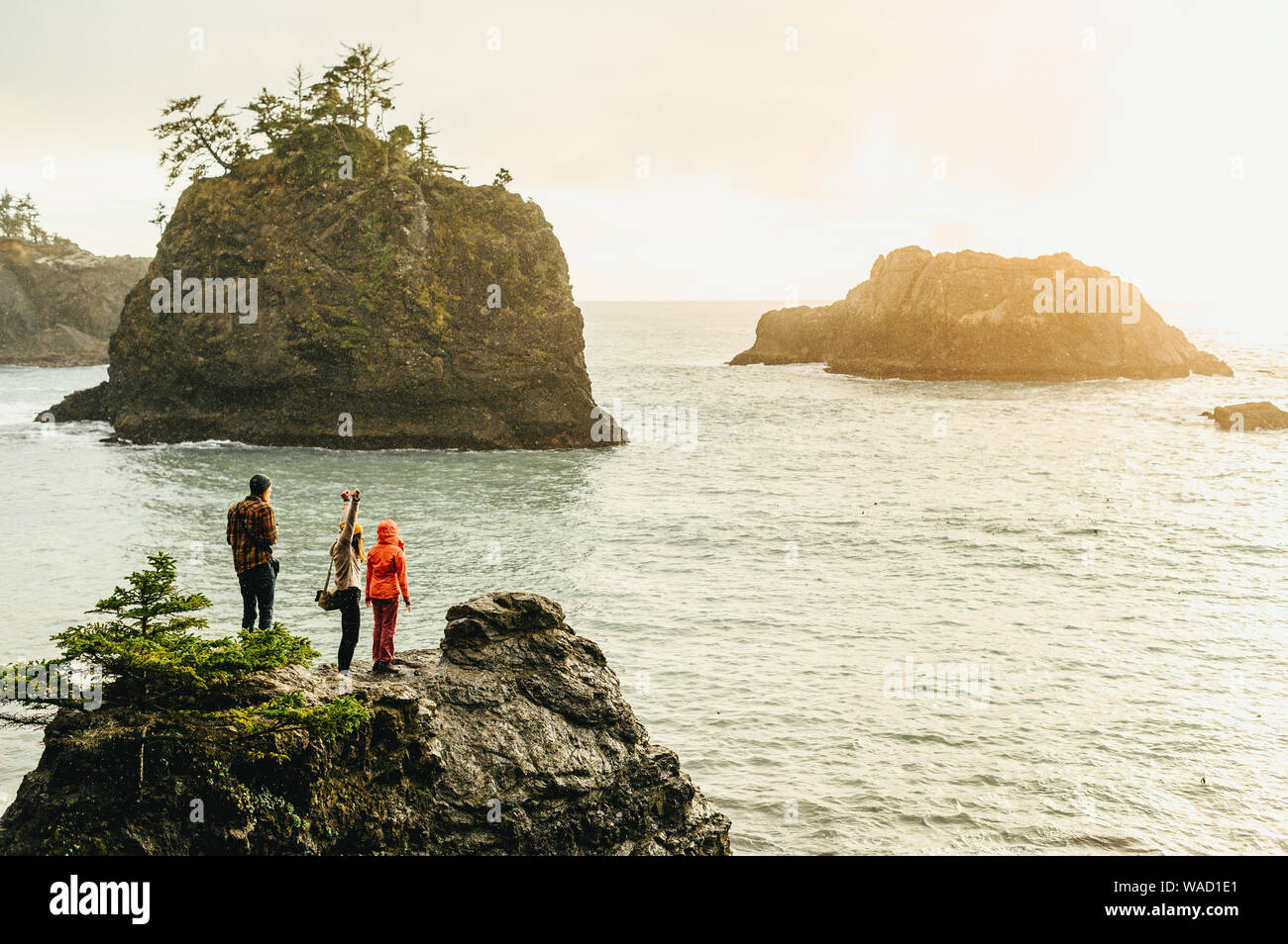 Secret Beach, Samuel H Boardman Scenic Corridor Stock Photo - Alamy