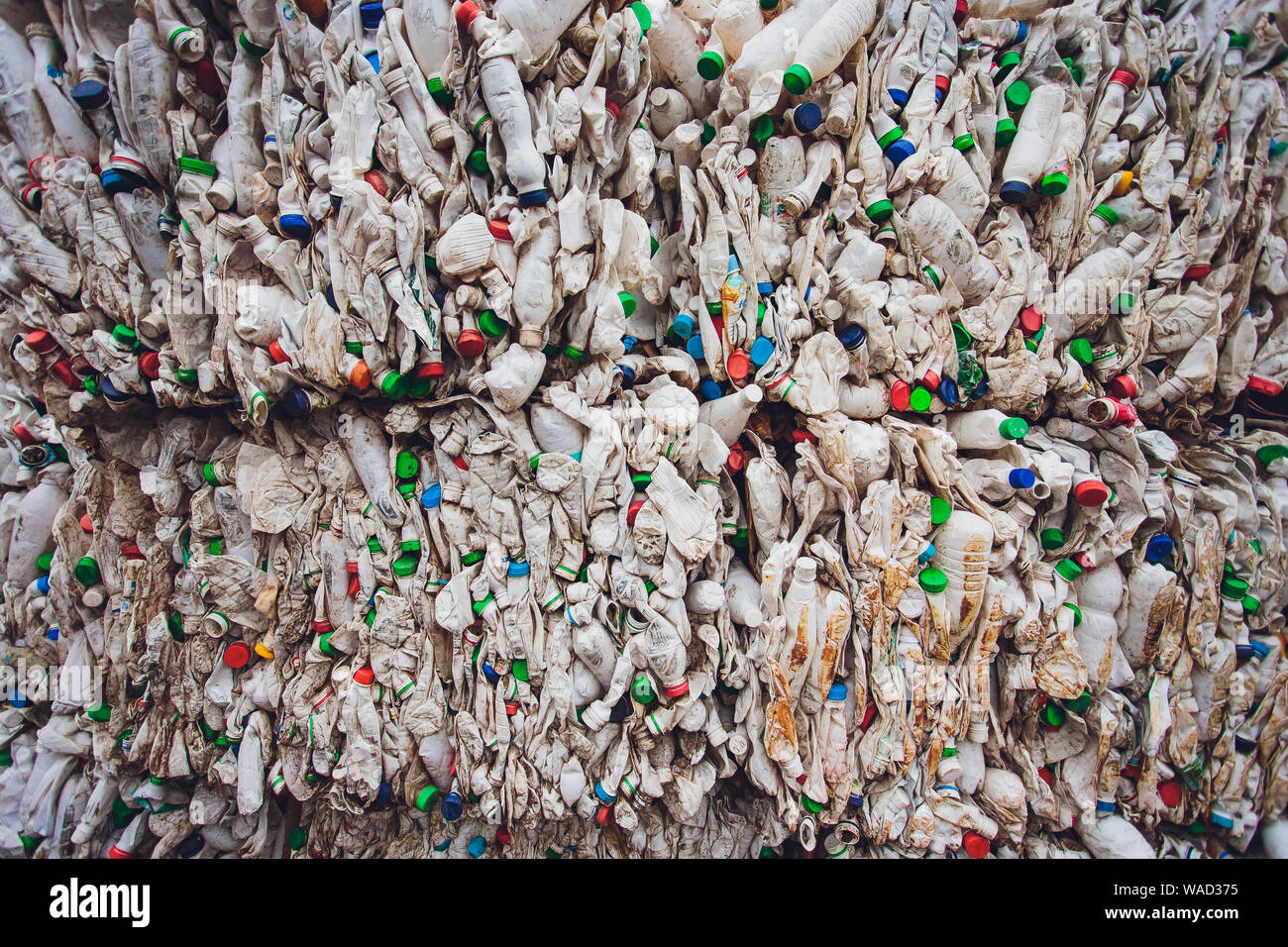 Shredded plastic bottles hi-res stock photography and images - Alamy
