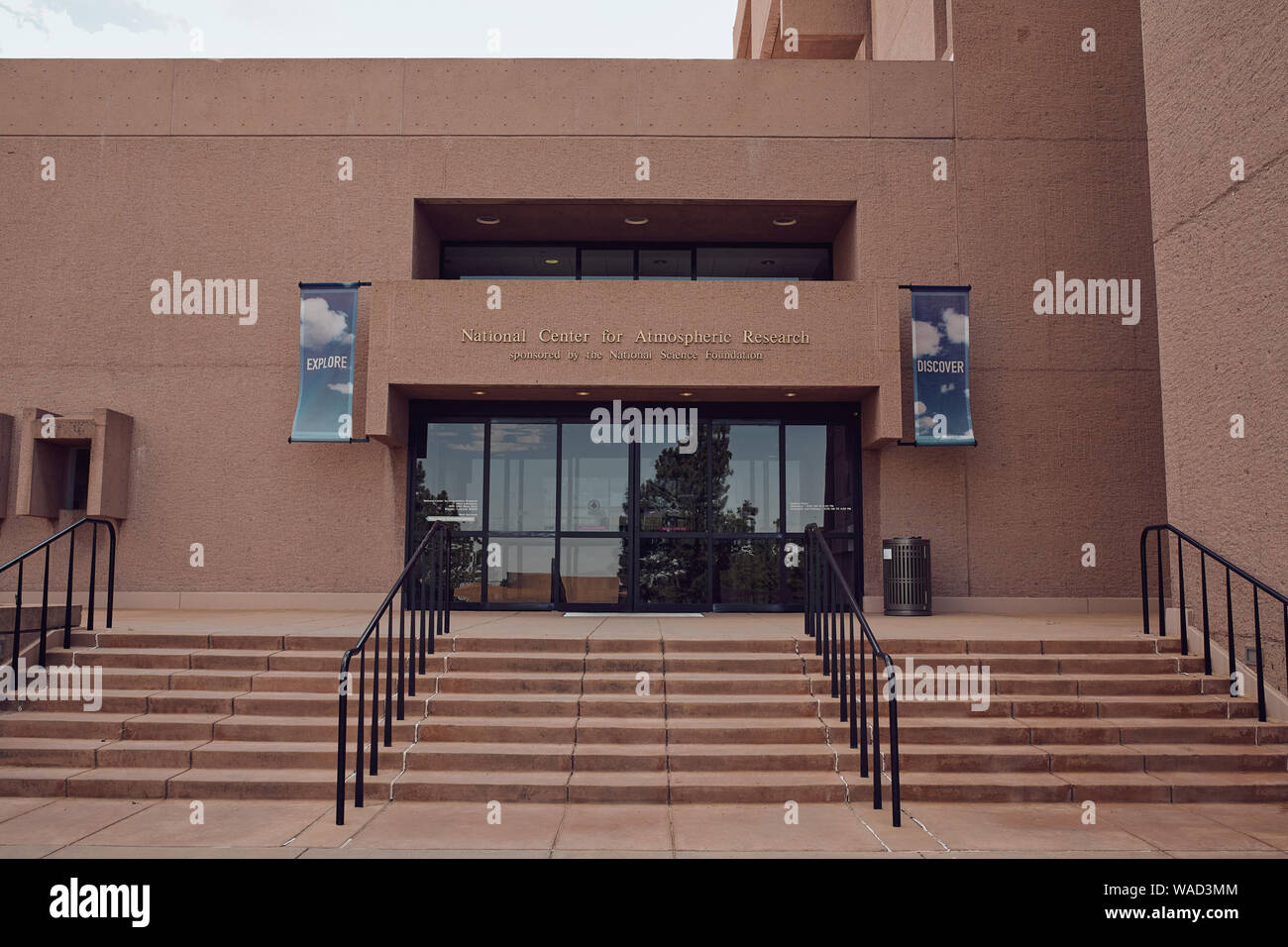 Boulder, Colorado - August 18th, 2019: Entrance doors to NCAR, National ...