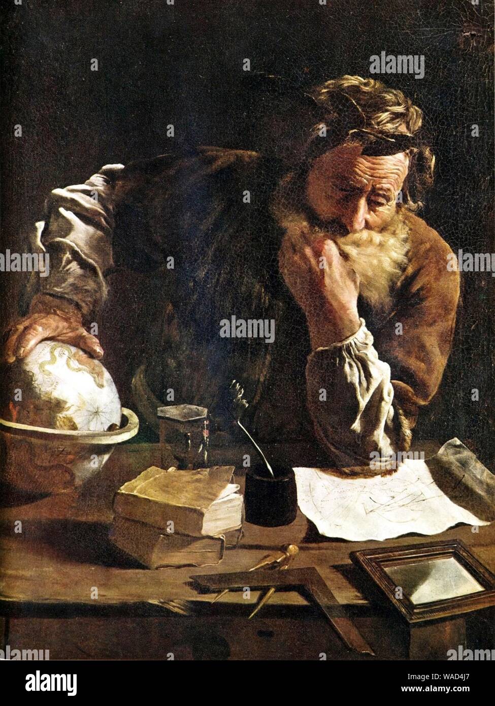 Domenico-Fetti Archimedes 1620 Stock Photo - Alamy