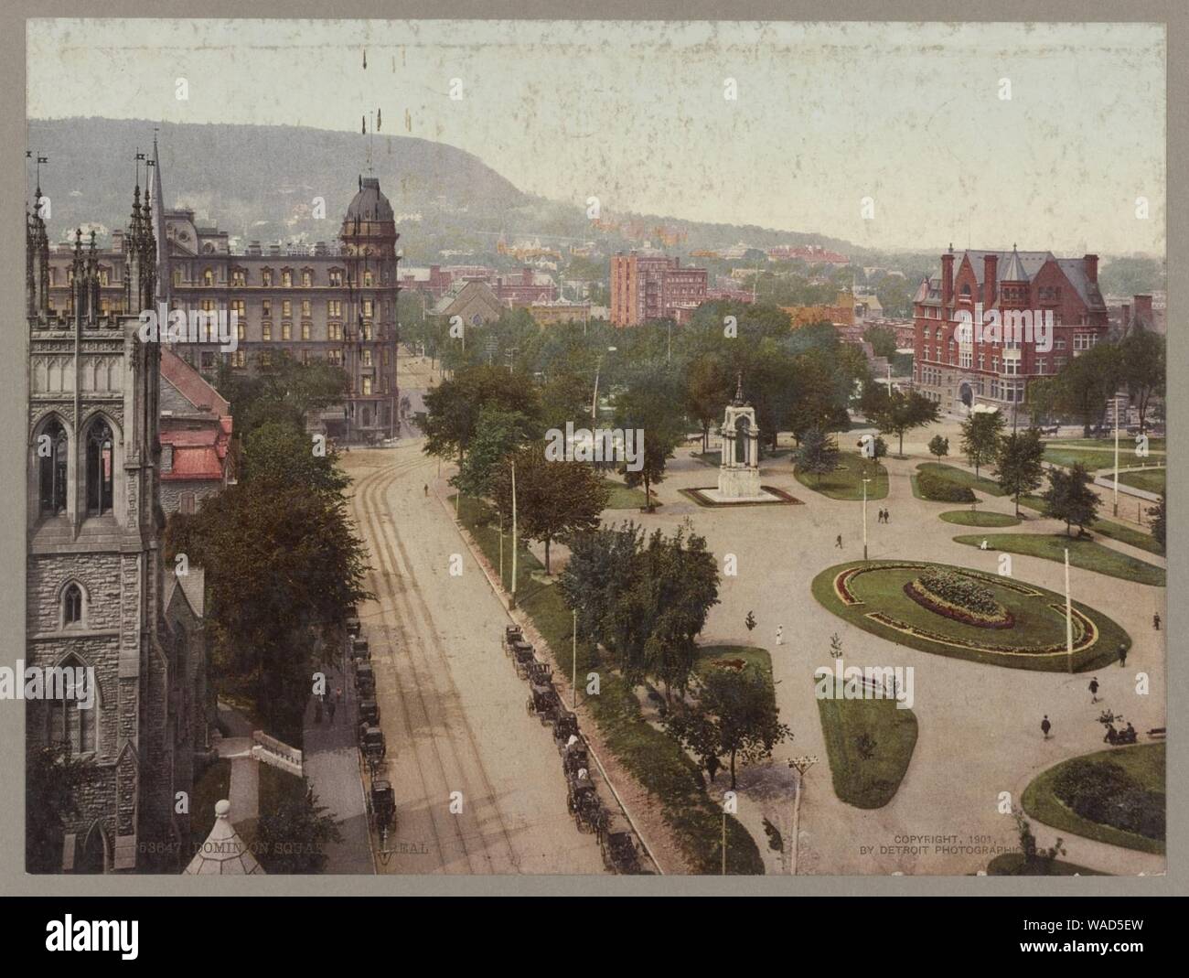 Dominion Square. Montreal Stock Photo - Alamy