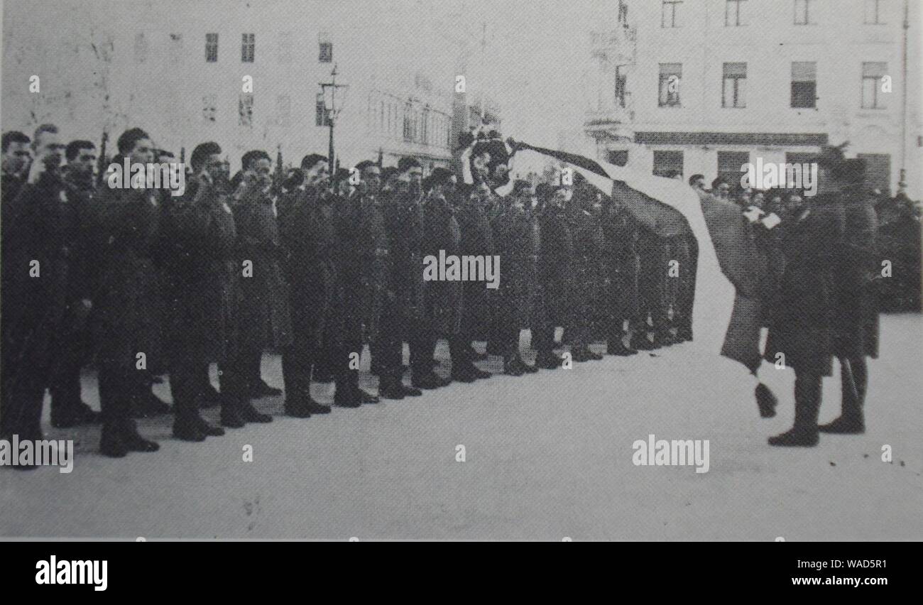 Domobrani studeni 1918 Stock Photo - Alamy