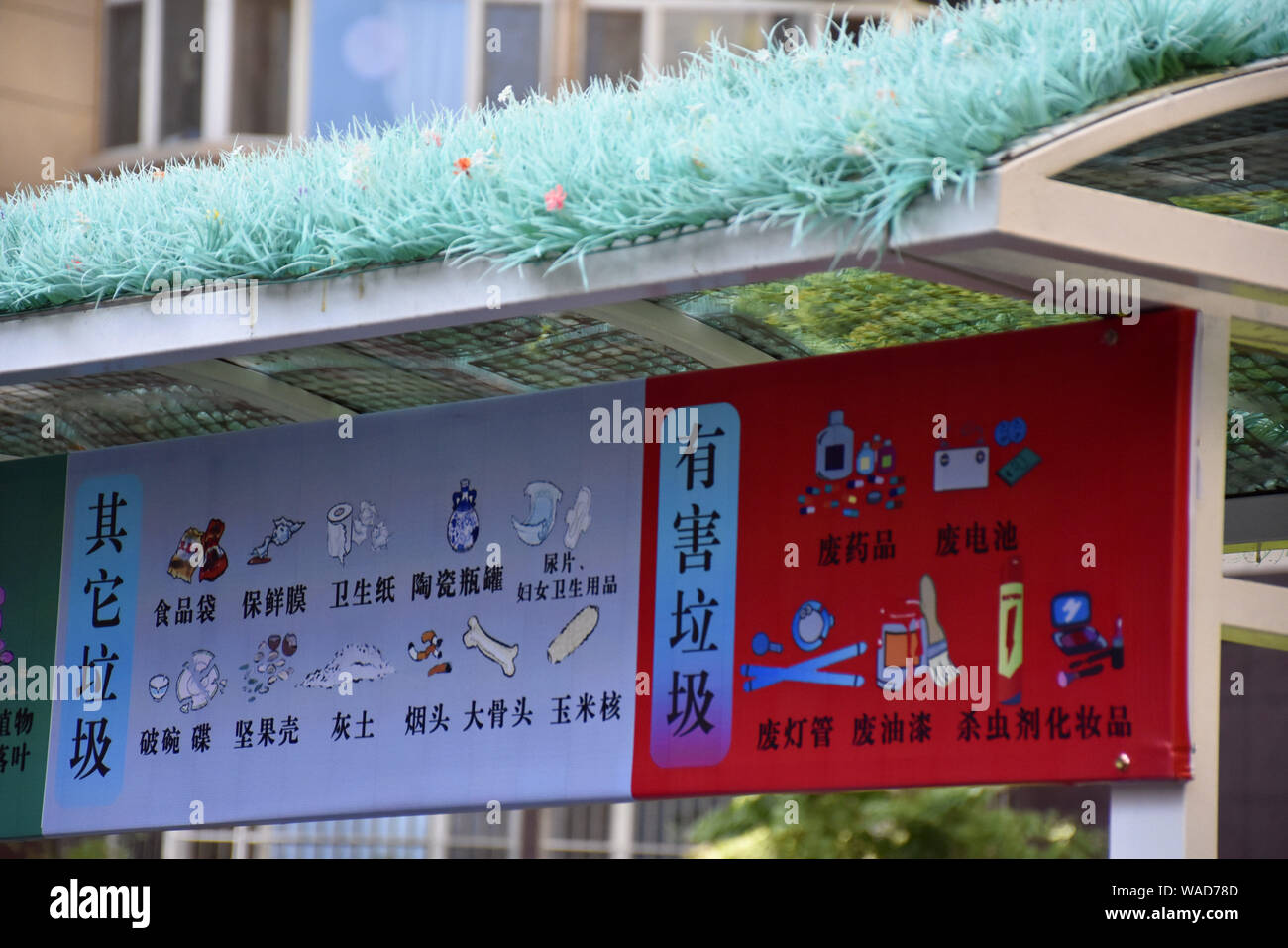 The appropriate disposal bins supported by a face recognition system to ...
