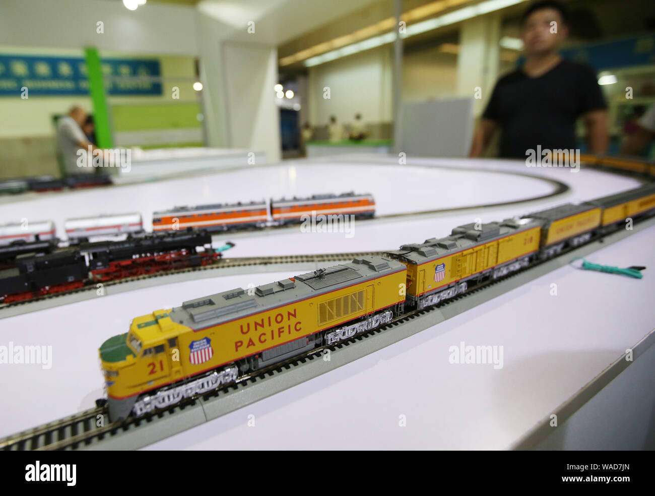 Models of Chinese metro at International Metro Transit Exhibition ...