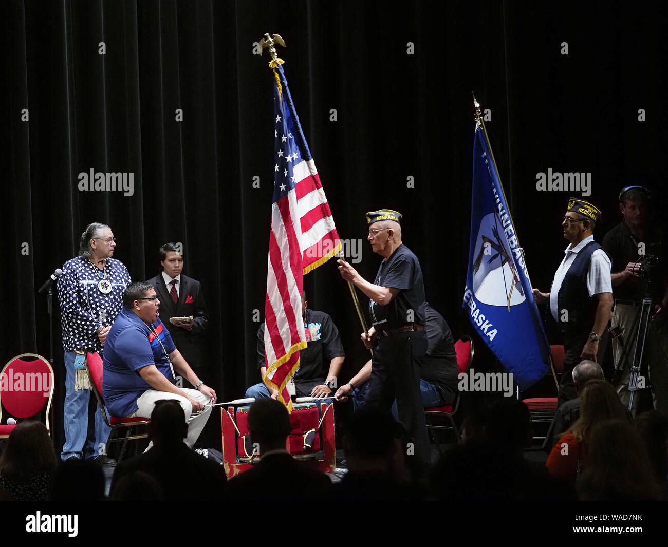 American legion color guard hi-res stock photography and images - Alamy
