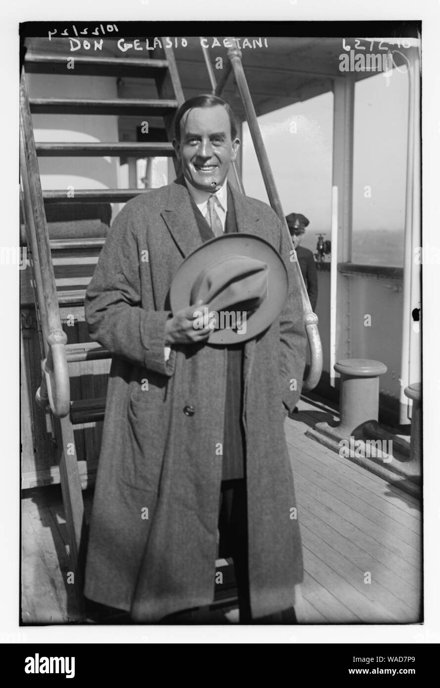 Don Gelasio Caetani Stock Photo - Alamy