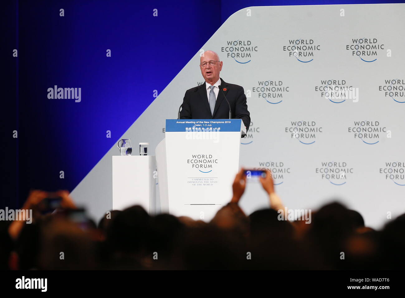 Klaus Schwab, executive chairman of the World Economic Forum (WEF ...