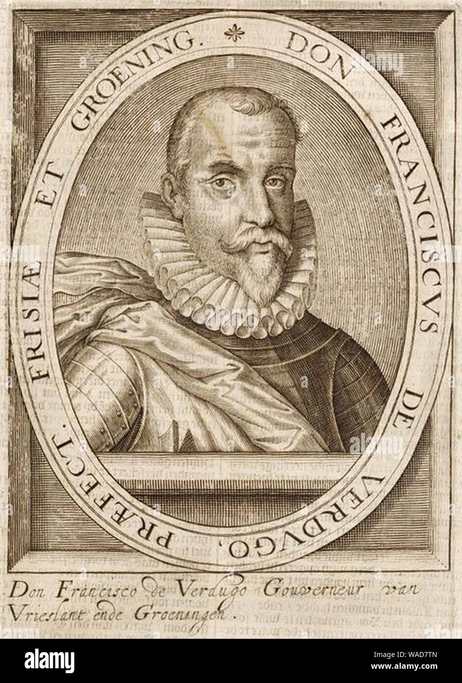 Don Francisco de Verdugo (Hillebrant van Wouw I Stock Photo - Alamy