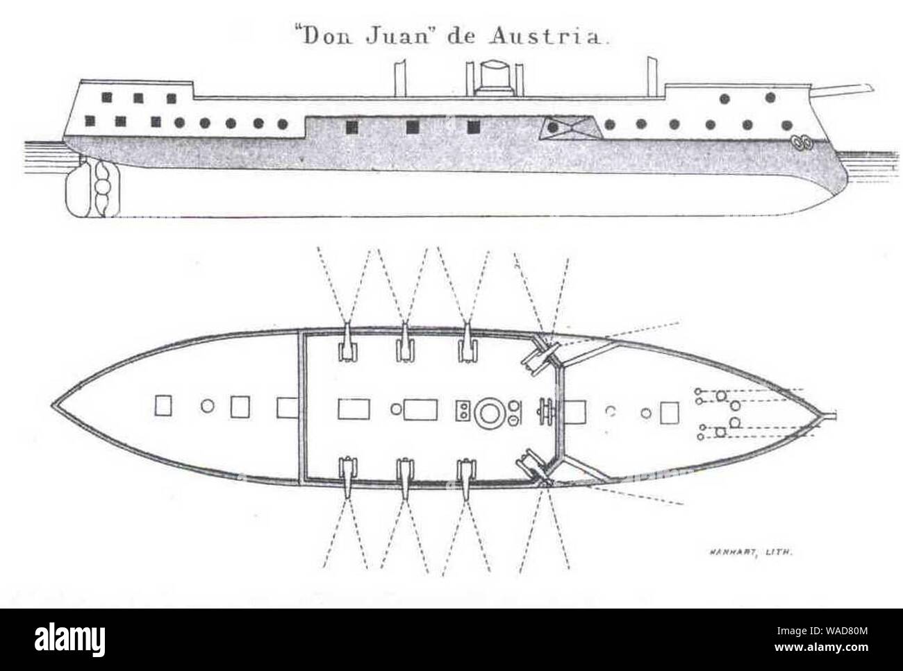 Don Juan d'Austria (1876) - drawing Stock Photo - Alamy