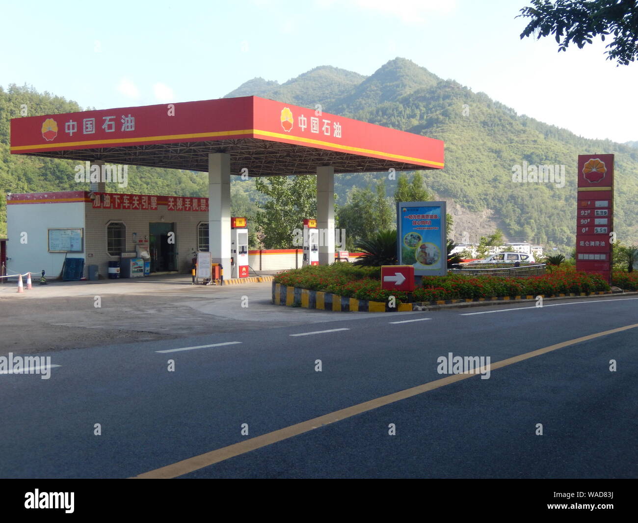 --FILE--View of a gas station of PetroChina, a subsidiary of CNPC ...