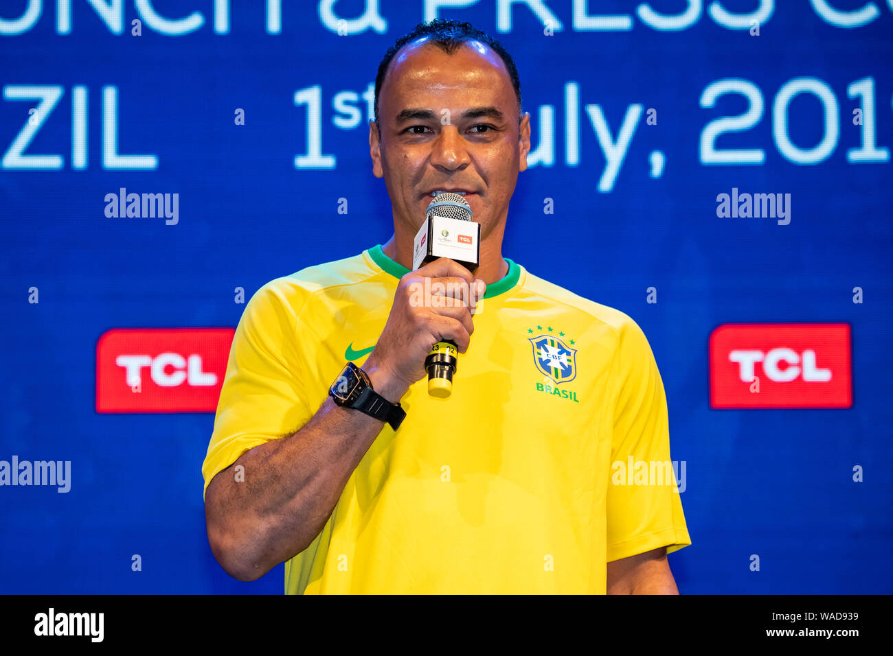 Former Brazilian football player Marcos Evangelista de Morais, known as ...