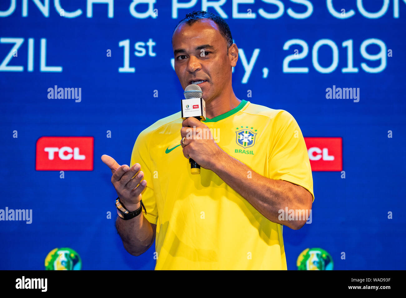 Former Brazilian football player Marcos Evangelista de Morais, known as ...