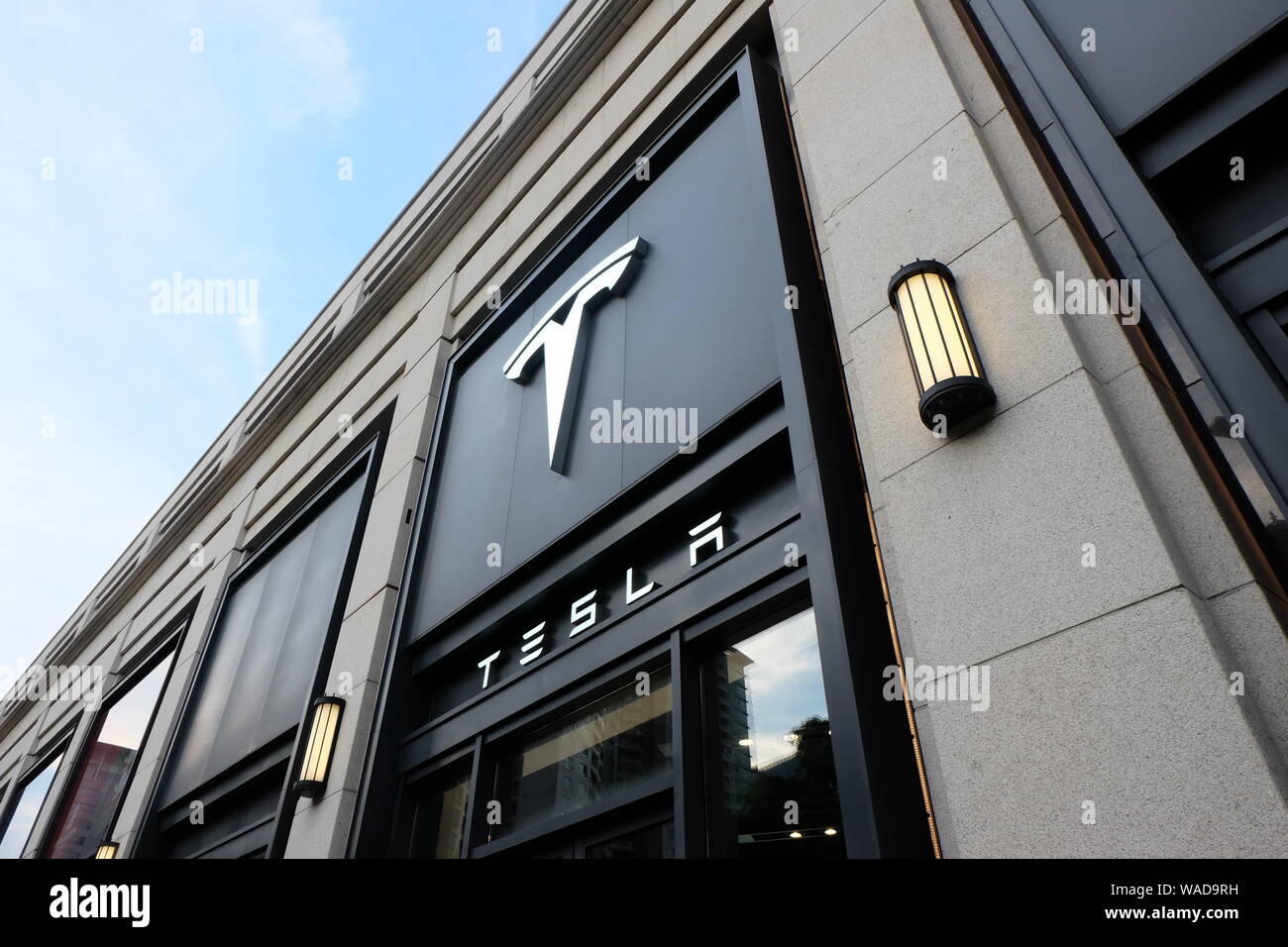 --FILE--View of a dealership store of Tesla in Shanghai, China, 3 July ...