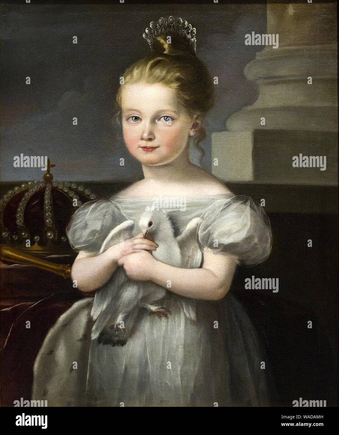 Doña Isabel II, niña (anónimo Stock Photo - Alamy