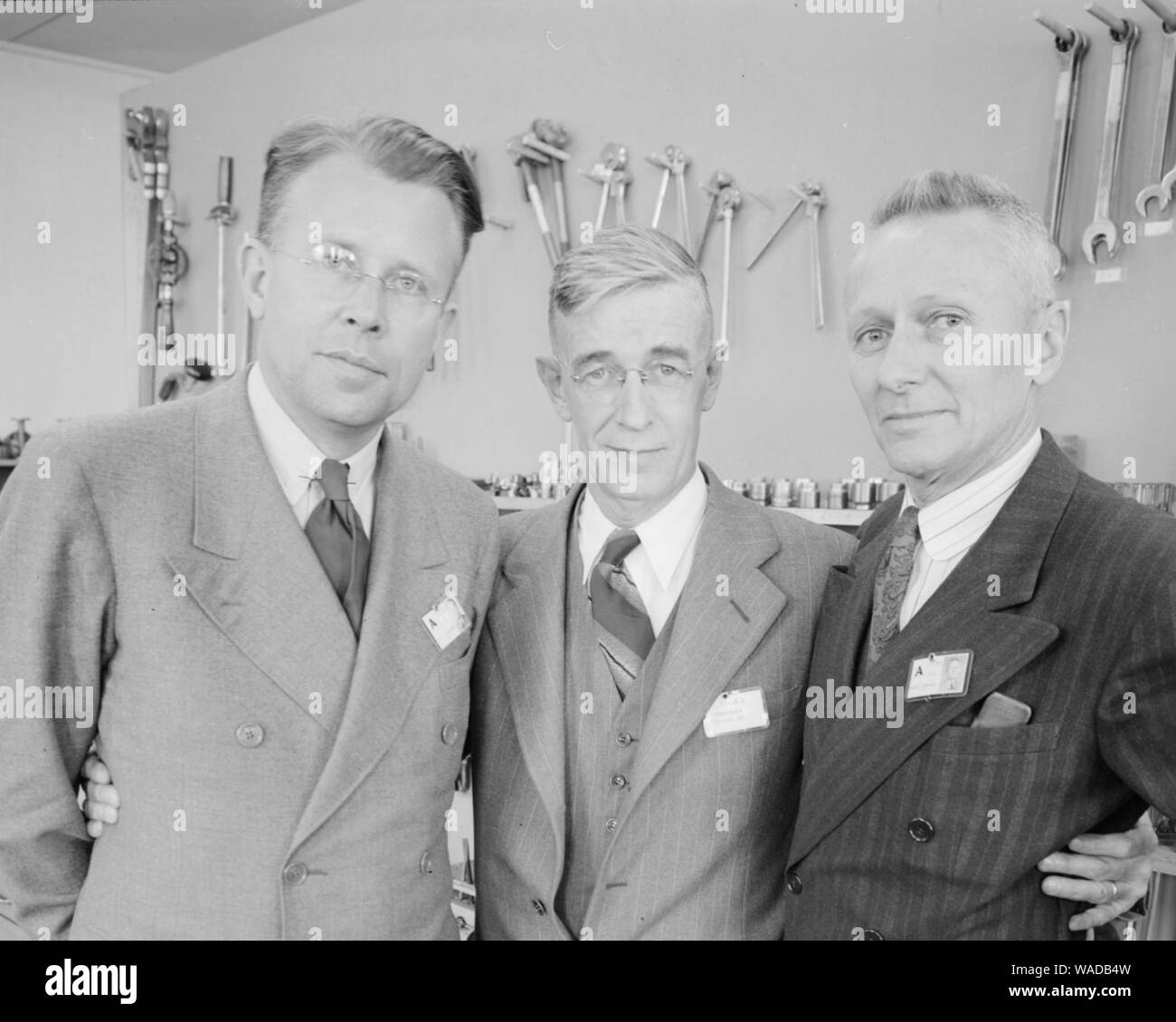 Donald Cooksey, Robert Sproul, and Ernest Orlando Lawrence. Photograph ...