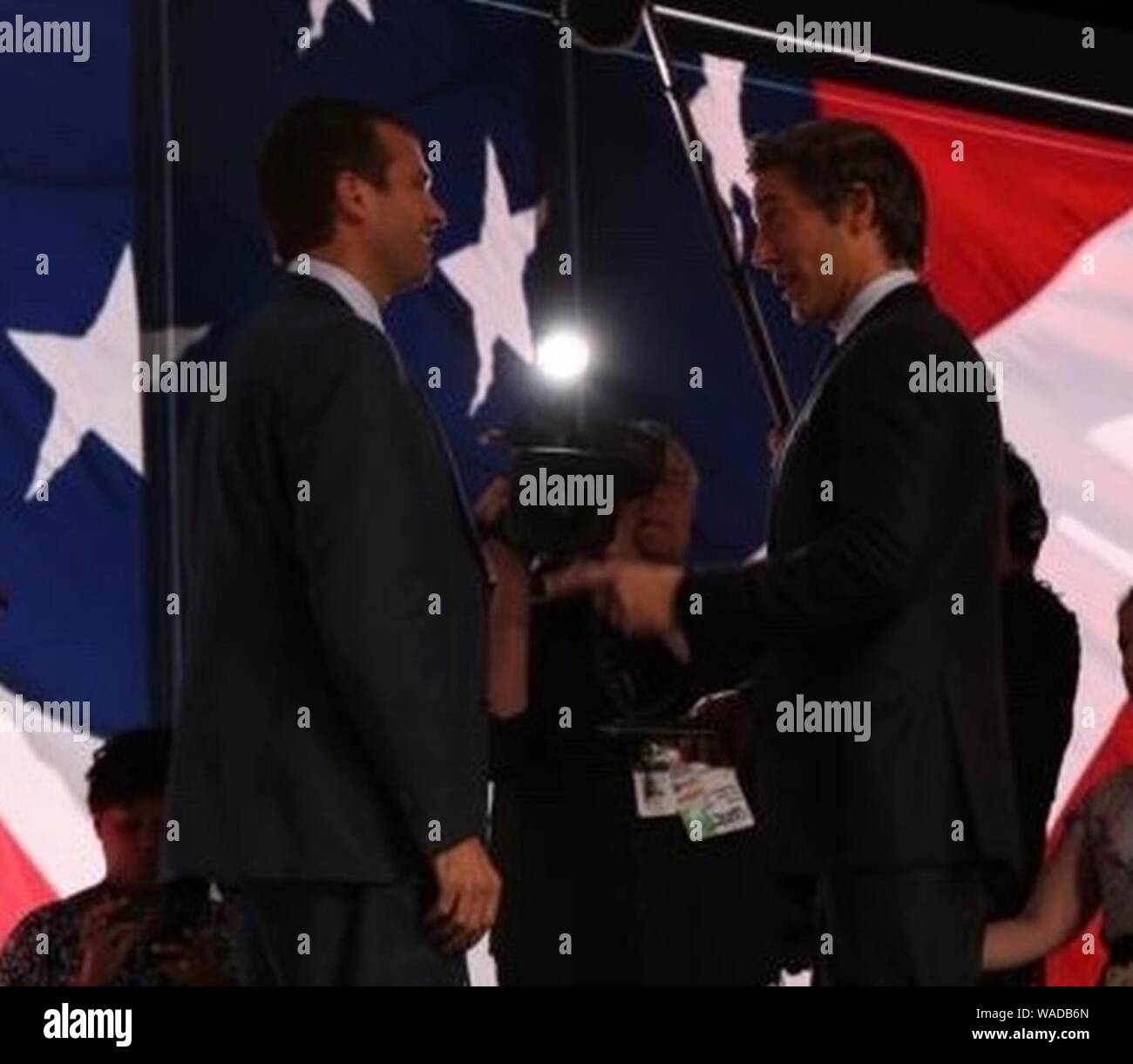 Donald J Trump Jr and Jared Kushner at 2016 RNC (1 Stock Photo - Alamy