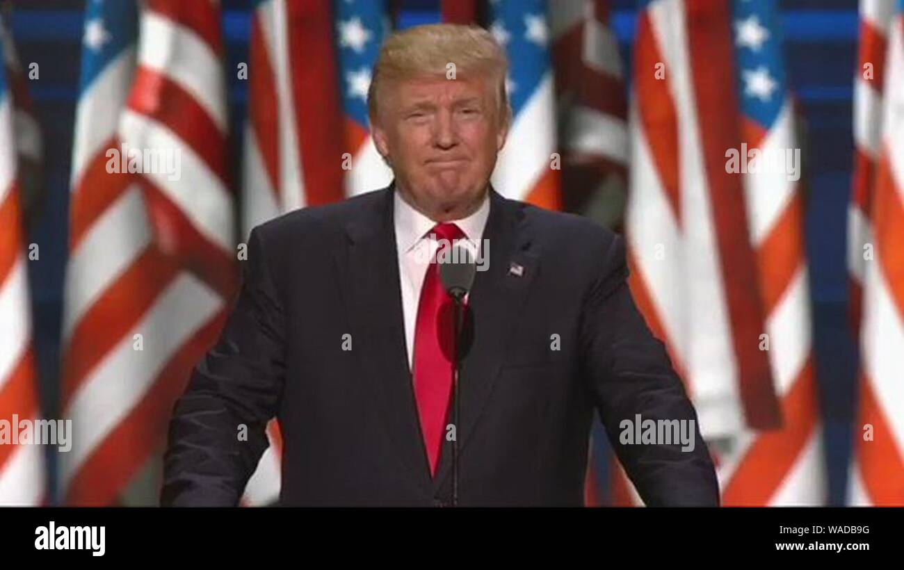 Donald Trump 2016 RNC speech (1 Stock Photo - Alamy