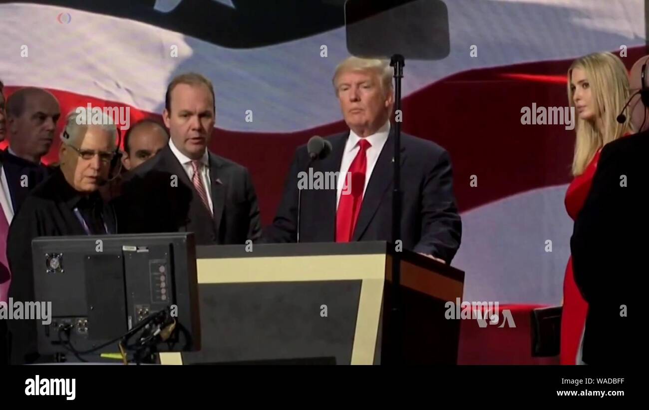 Acceptance speech trump hi-res stock photography and images - Alamy