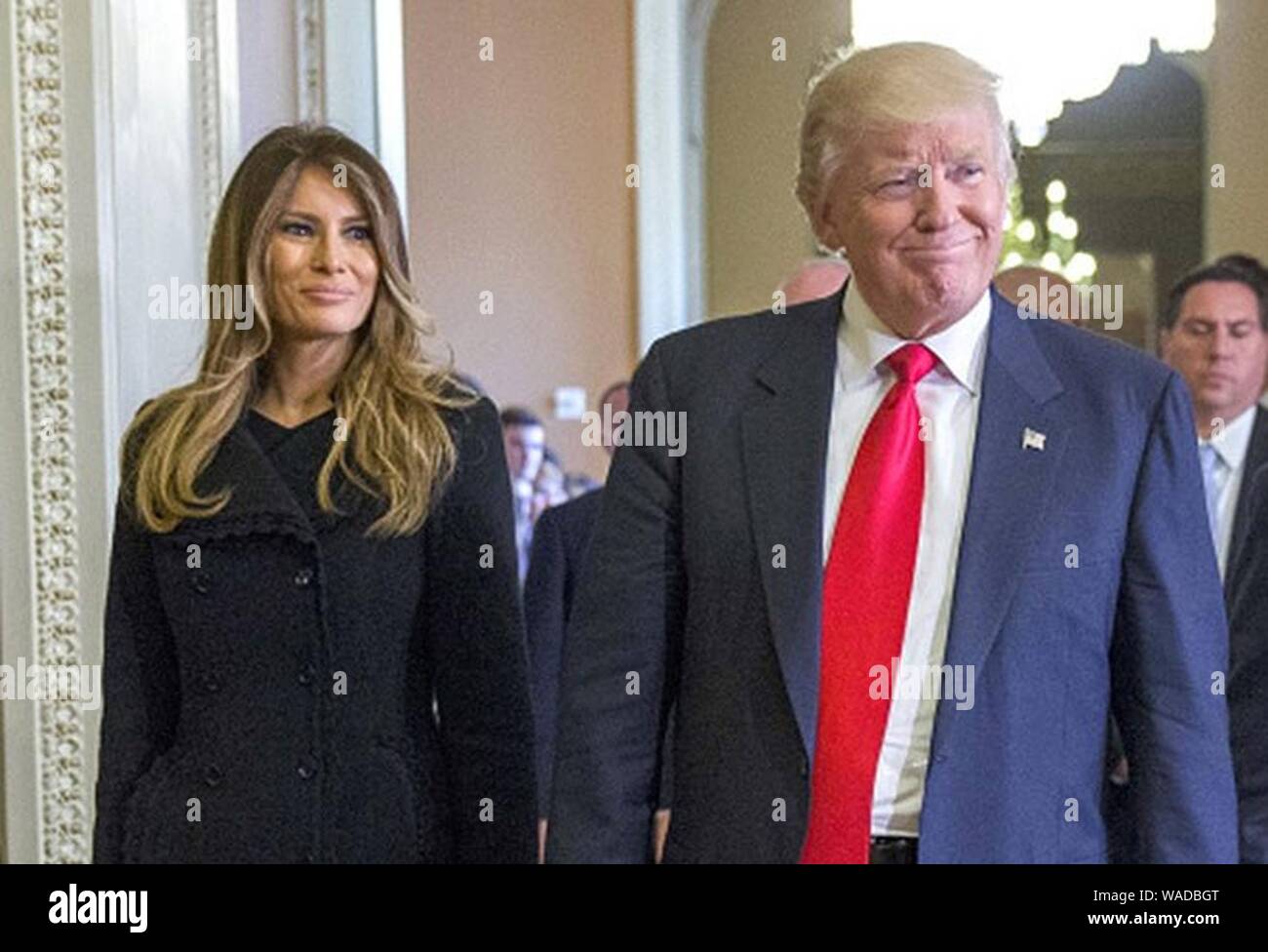 Donald Trump with his wife Melania Stock Photo - Alamy