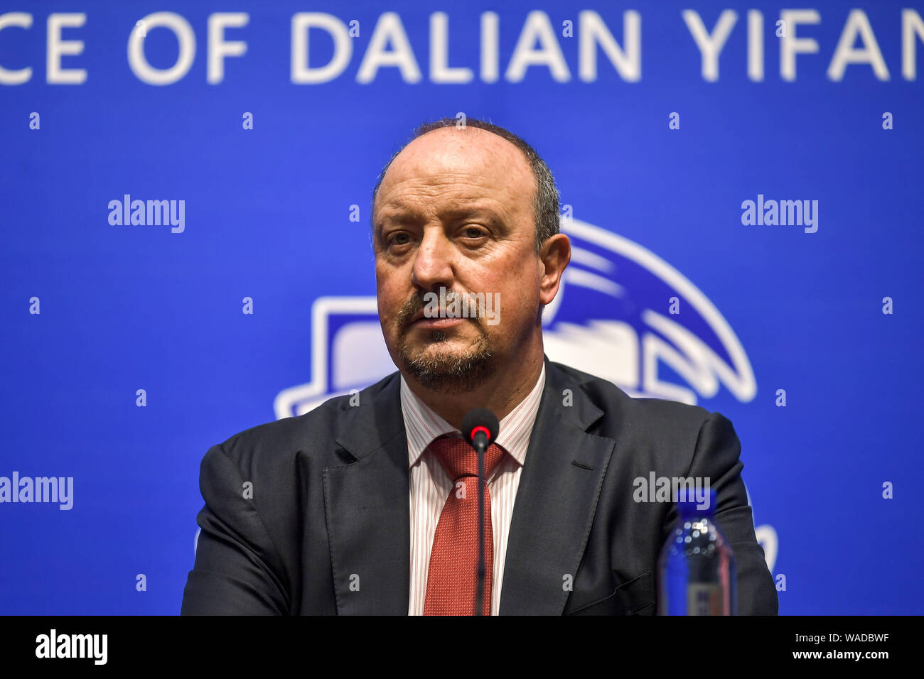 Spanish football manager Rafa Benitez, the new-appointed head coach of ...