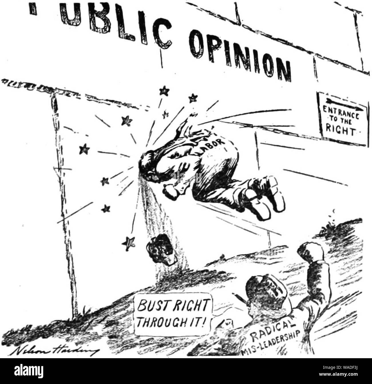 Don't Be a Goat (Nelson Harding Stock Photo - Alamy