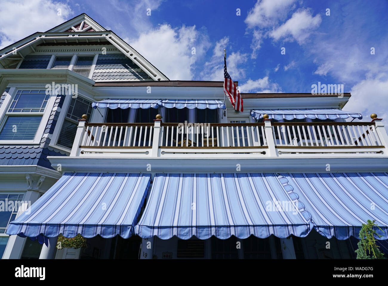 OCEAN GROVE, NJ -10 AUG 2019- View of Ocean Grove, a town on the New ...