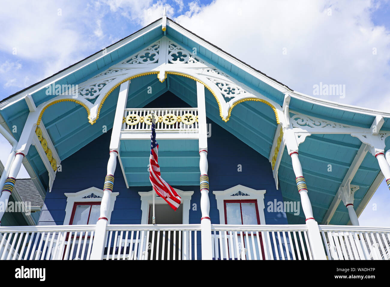 OCEAN GROVE, NJ -10 AUG 2019- View of Ocean Grove, a town on the New ...