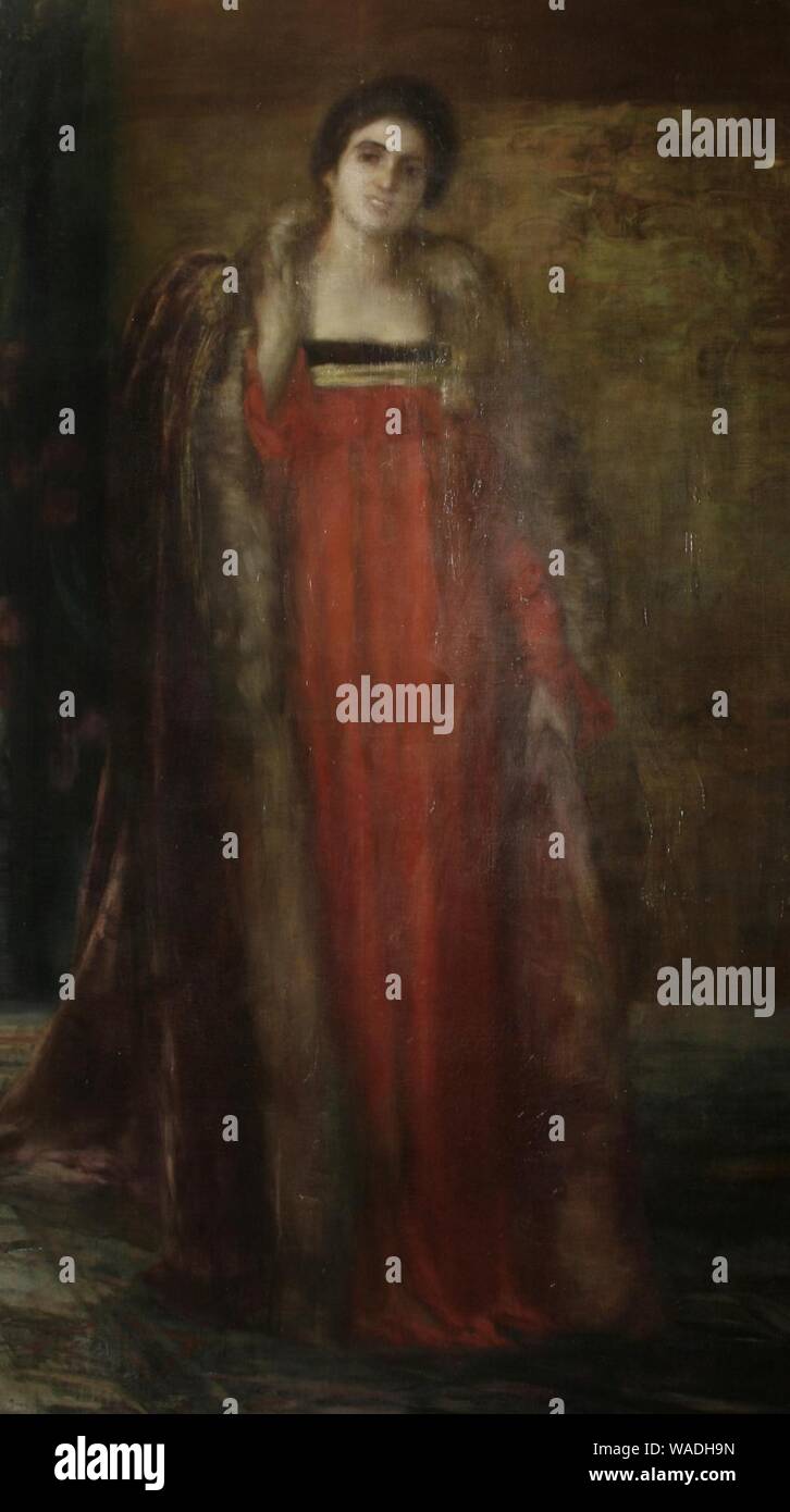 Dora Hitz Portrait of a lady Stock Photo - Alamy