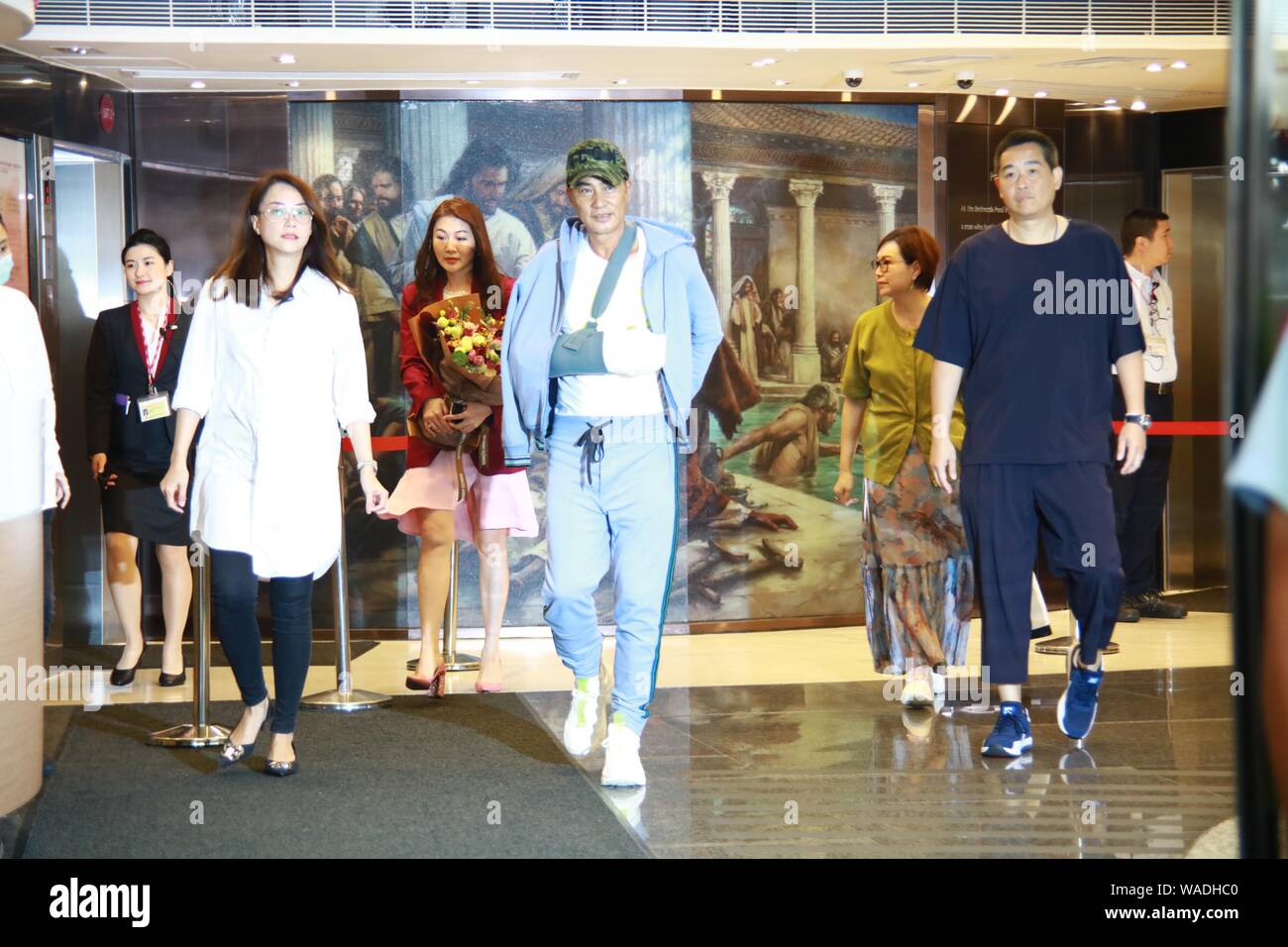 Hong Kong actor Simon Yam leaves hospital after being stabbed in the ...