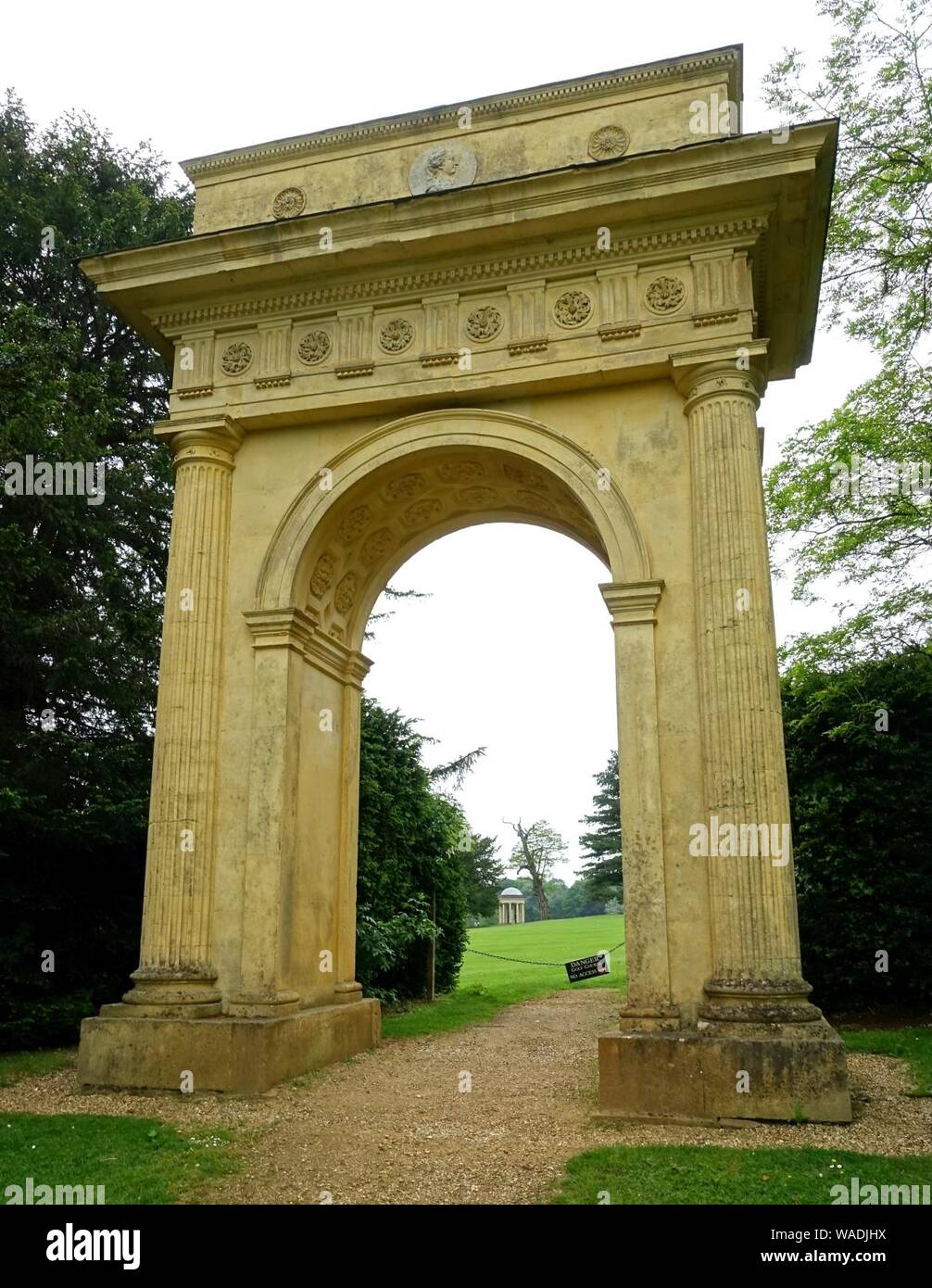 Doric Arch, Stowe - Buckinghamshire, England Stock Photo - Alamy