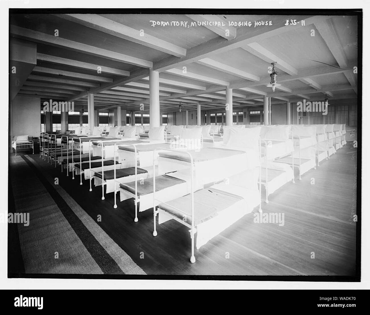 Dormitory, Municipal Lodging House Stock Photo - Alamy