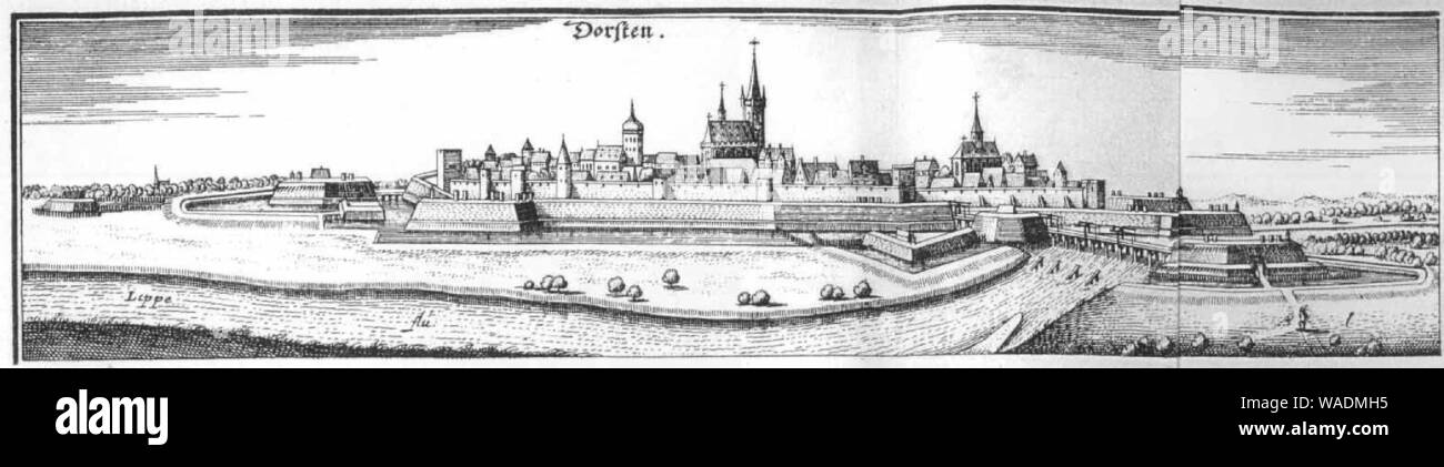Dorsten (Merian) 1 Stock Photo - Alamy
