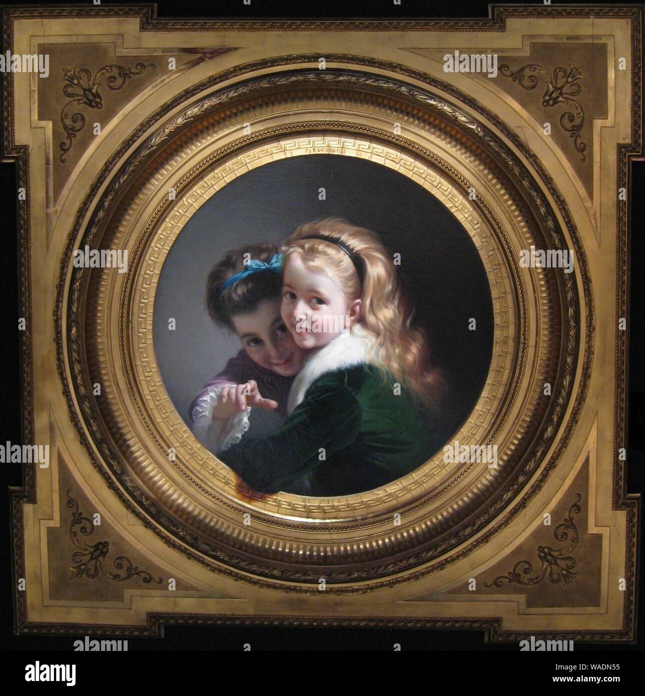 Dos niñas-by pere borrell del caso Stock Photo - Alamy