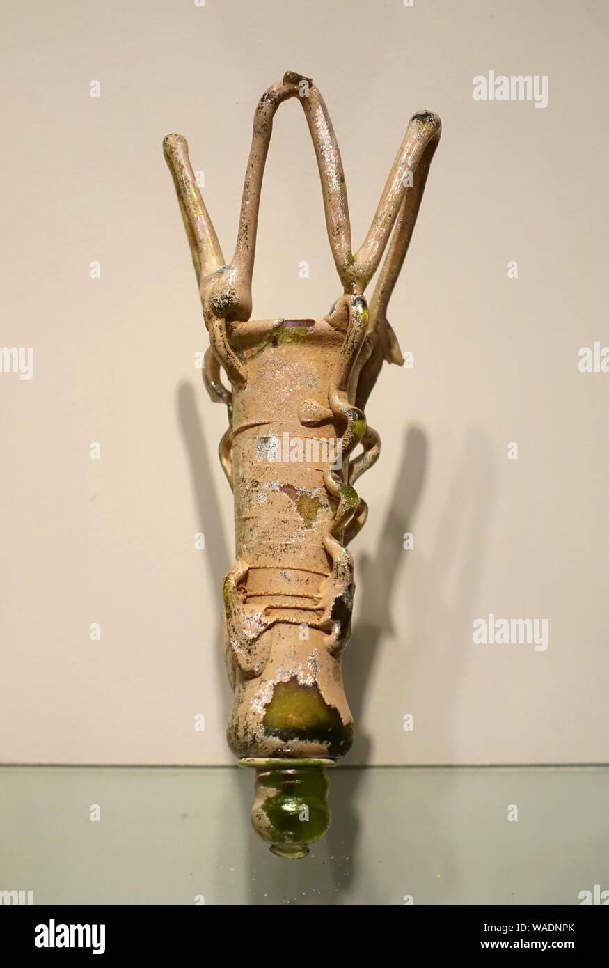 Double flask, Syro-Palestinian, 300-499 AD, free-blown glass Stock ...