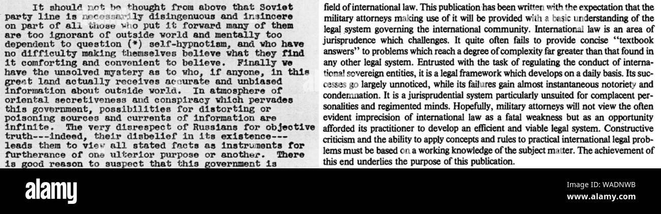 Double sentence-spaced typewriter text vs. single-spaced printed text ...