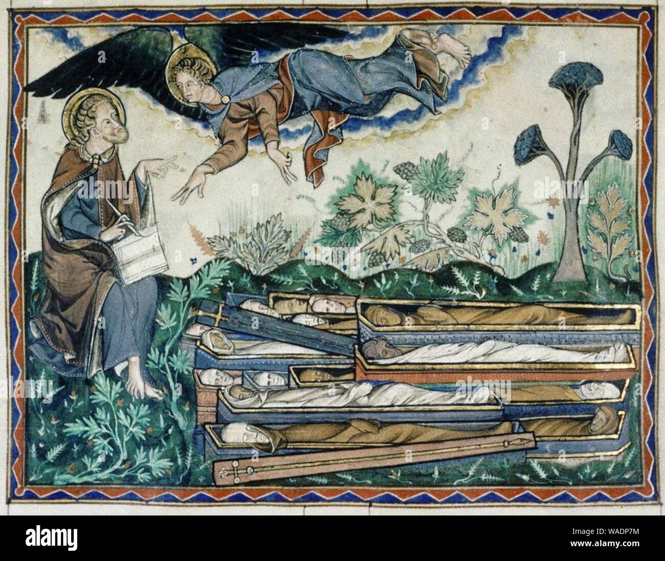 Douce Apocalypse p.056 - Blessed are they who die in the Lord Stock Photo - Alamy