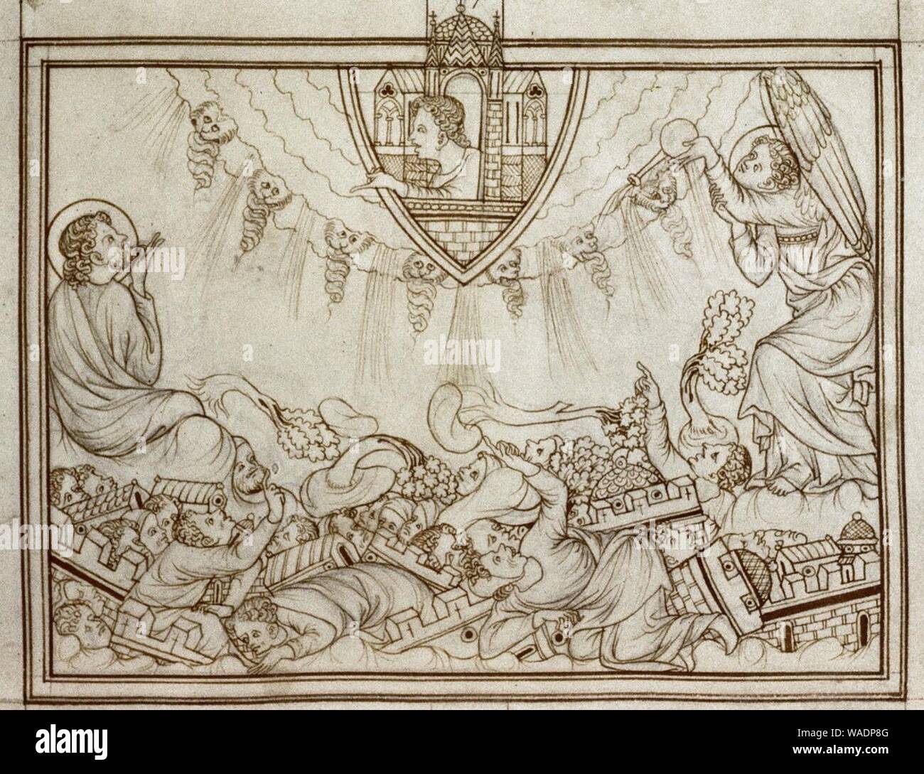 Douce Apocalypse p.069 Seventh vial Stock Photo - Alamy