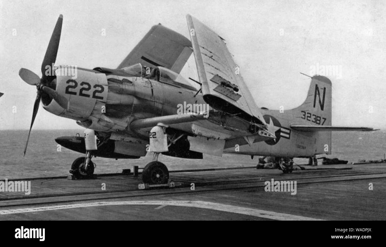 Douglas ad 4b skyraider hi-res stock photography and images - Alamy