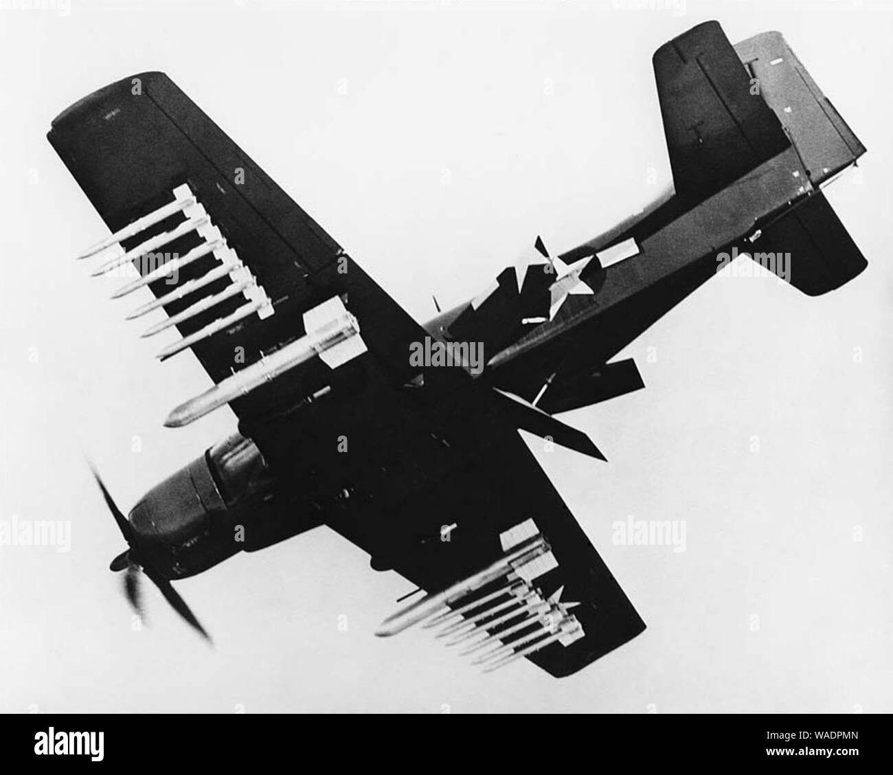 Douglas AD-1 Skyraider armed with rockets c1946 Stock Photo - Alamy
