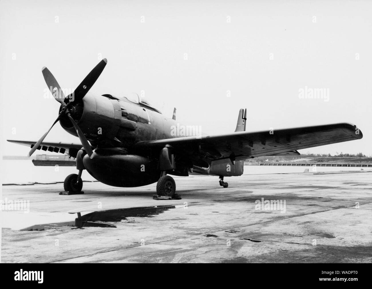Douglas AD-2W Skyraider front view Stock Photo - Alamy