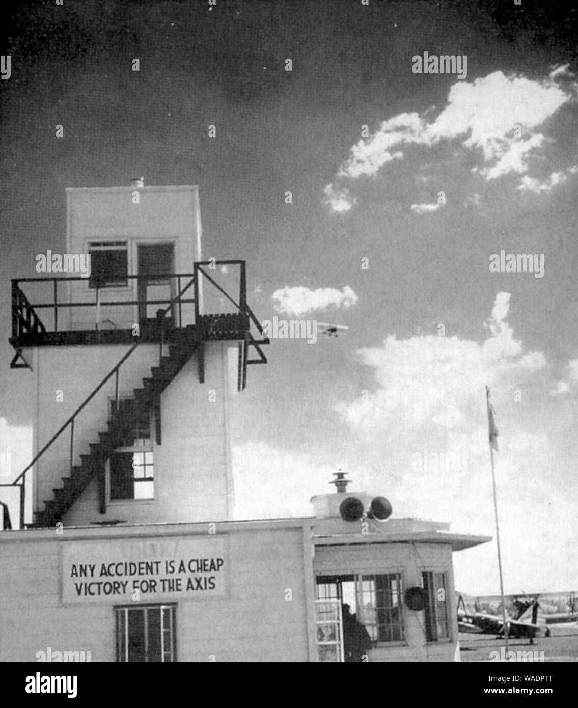 Douglas Army Airfield - Control Tower Stock Photo - Alamy