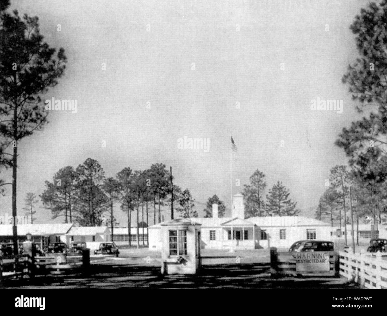 Douglas Army Airfield - Main Gate Stock Photo - Alamy