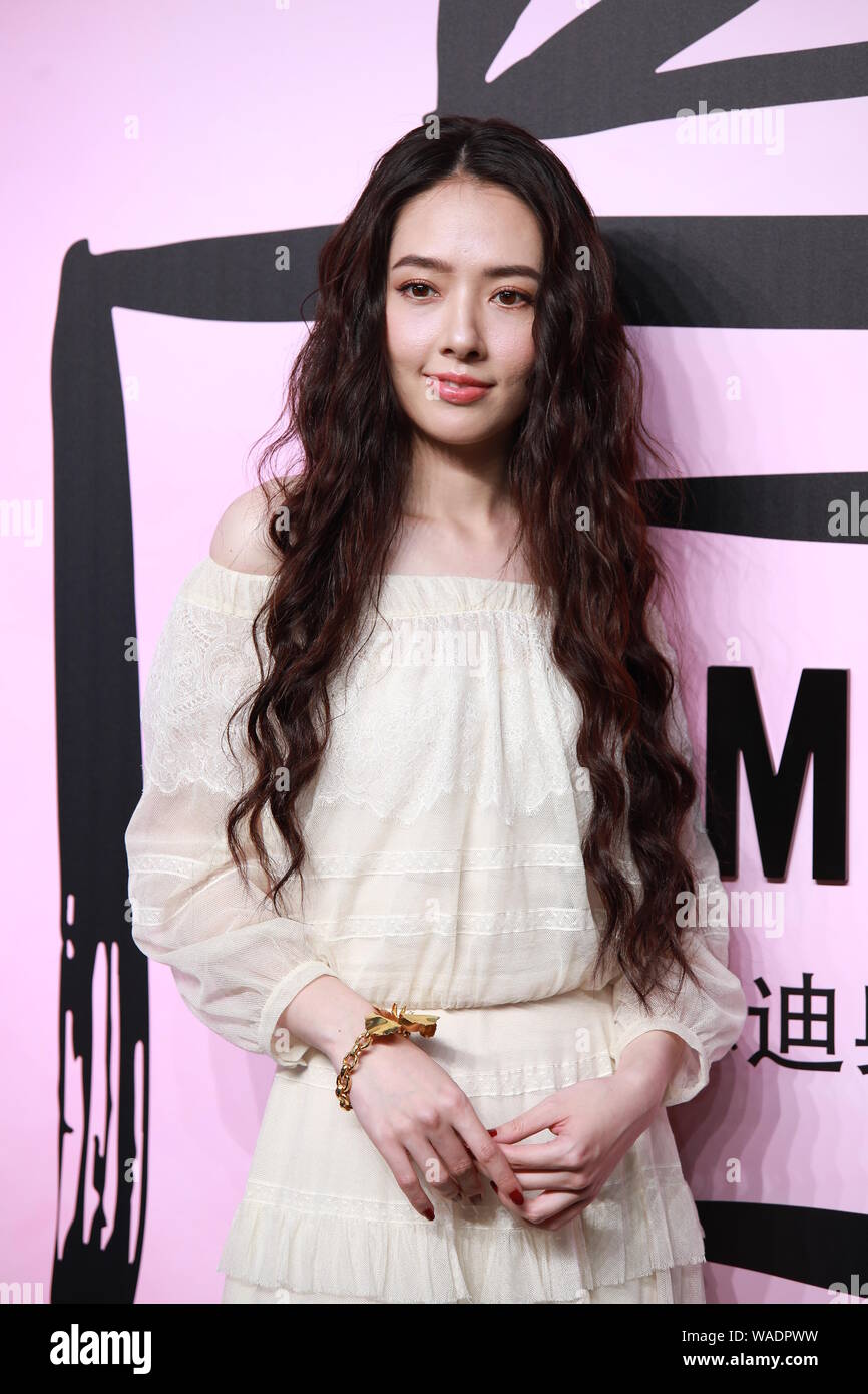 Taiwanese actress Bea Hayden Guo poses on the red carpet for the Miss ...