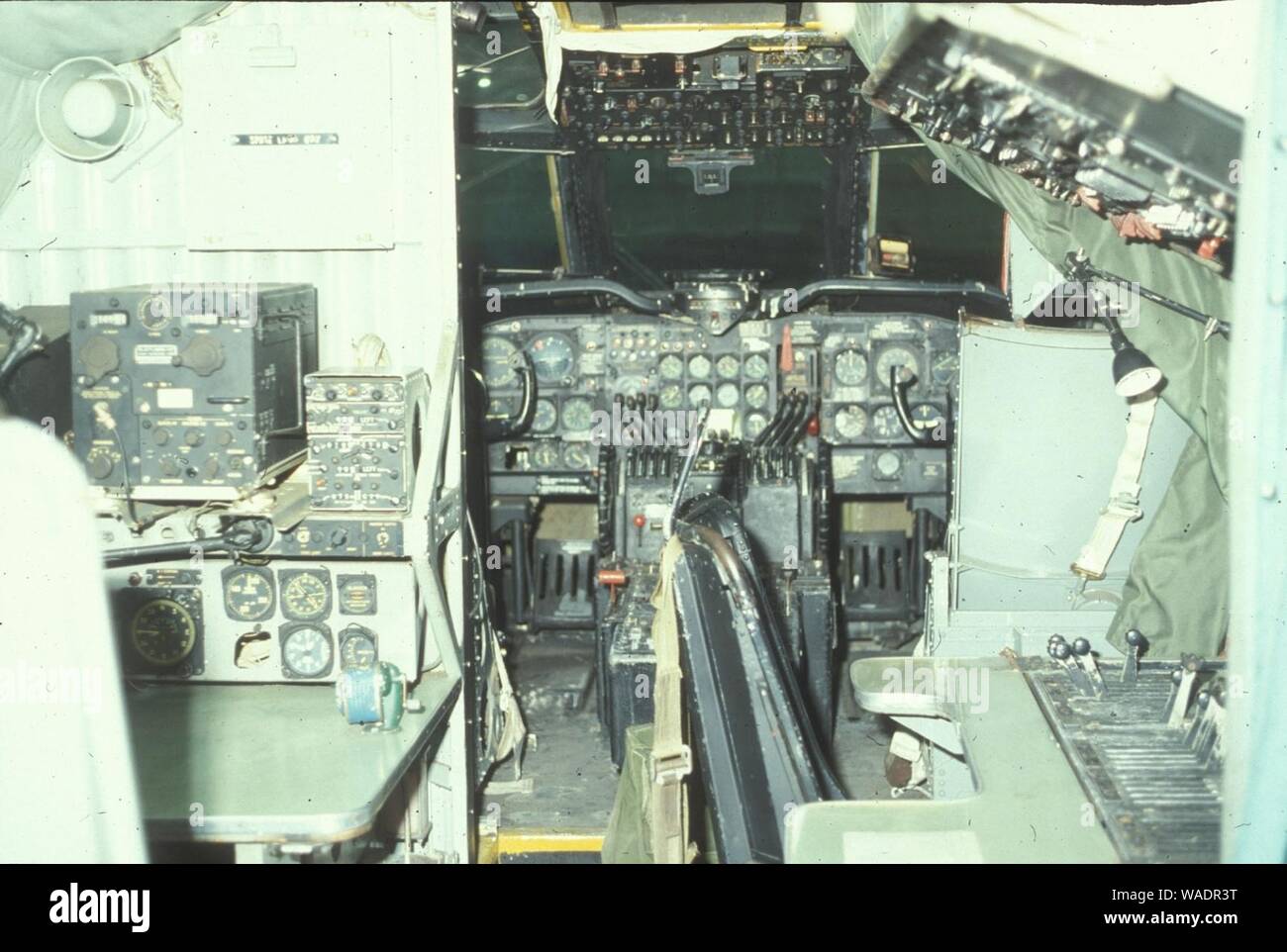 Douglas C-124C Globemaster cockpit 2 USAF Stock Photo - Alamy