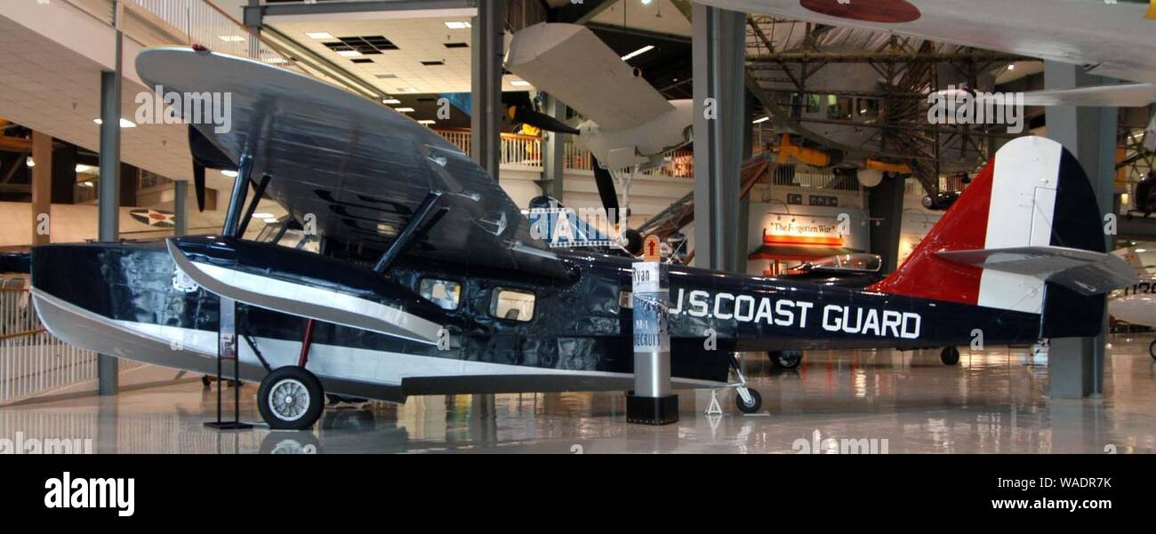 Douglas Dolphin at the US National Museum of Naval Aviation Stock Photo ...